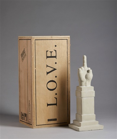 L.O.V.E by Maurizio Cattelan on artnet
