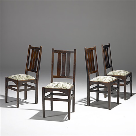 Dining chairs set of 4 by Harvey Ellis on artnet