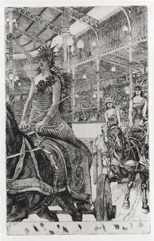 Ces Dames des Chars from La femme à Paris by James Jacques Joseph ...