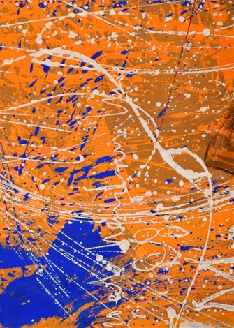 Large Peter Foldes Abstract Mixed Media Painting by Peter Foldes on artnet