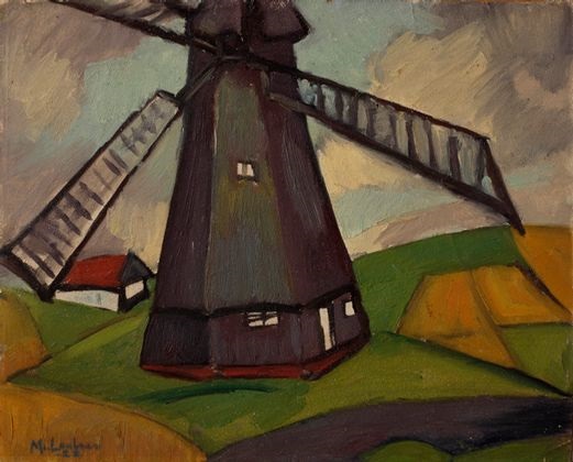 Windmeul en landerye by Maggie (Maria Magdalena) Laubser on artnet