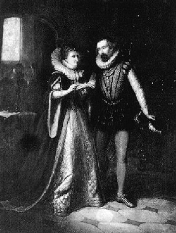 Queen Elizabeth and Sir Walter Raleigh by Andrew Sheerboom on artnet