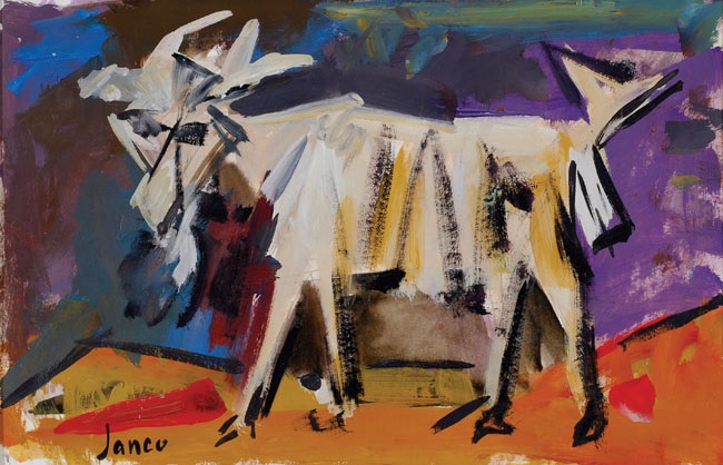 White goat by Marcel Janco on artnet