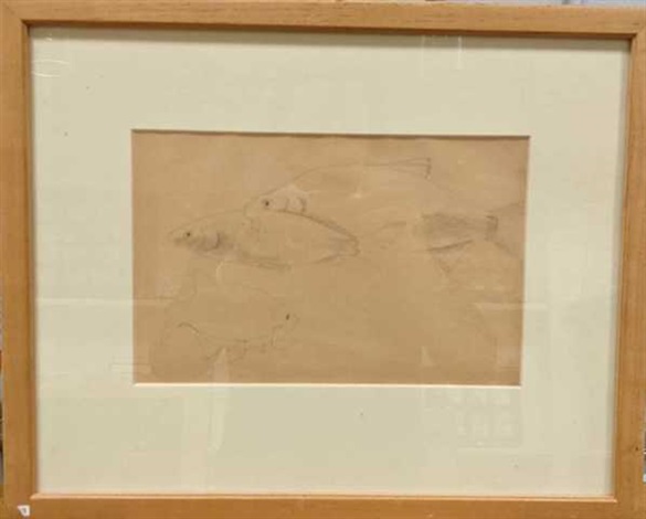 Study of fish by Christopher Wood on artnet
