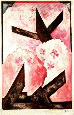 LES ARBRES EN FLEUR by Natalia Goncharova on artnet