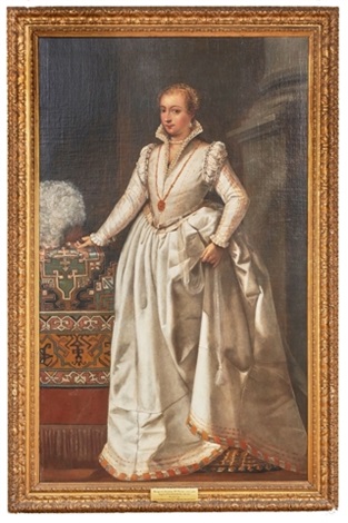 Possibly a portrait of Isabella Andreini 1562 - 1604 by Paolo Veronese ...