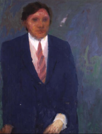 Portrait of Kenneth Pirrie fashion designer by Samuel Sydney Fullbrook ...