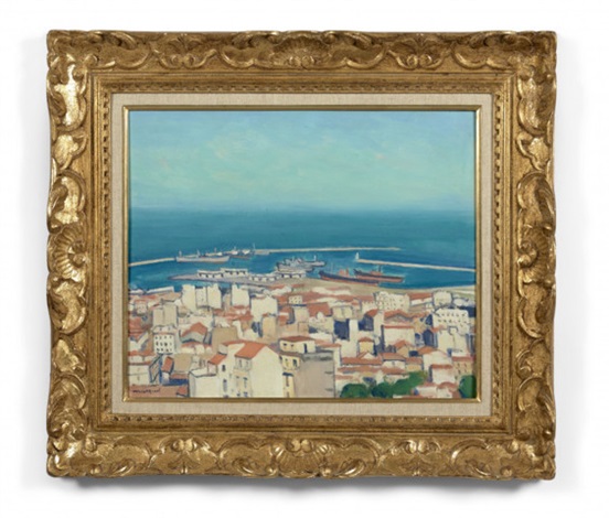 Alger, vue de la ville et du port - circa 1940 by Albert Marquet on artnet