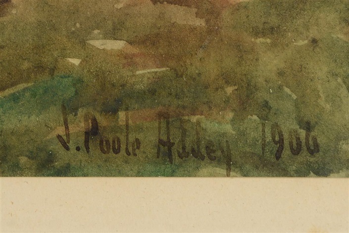 Hillside Cottage by Joseph Poole Addey on artnet