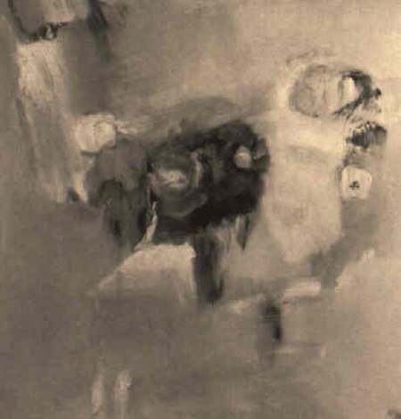 Interior with skylight by Michael Wishart on artnet