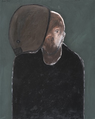 o.T. Figur mit Vogelkopf by Max Neumann on artnet