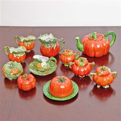 Seven Tomato-Themed Table Articles by Royal Bayreuth (Co.) on artnet