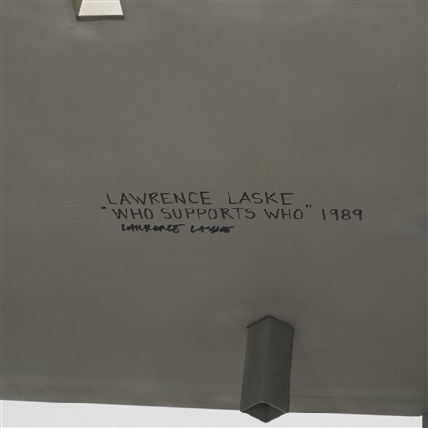 Who Supports Who by Lawrence Laske on artnet