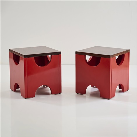 Two Dado- T29 side tables by Ettore Sottsass on artnet
