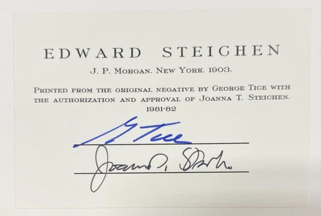 JP MORGAN PHOTOGRAPH, 1982 by Edward Steichen on artnet