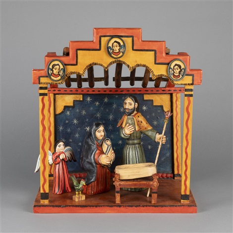 Nacimiento Nicho, ca. 1992 by Charles M. Carrillo on artnet