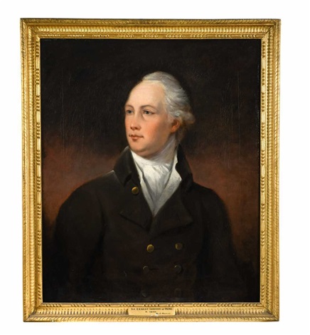 Portrait of Sir Ernest Gordon 1745-1800 in a double-breasted jacket by ...