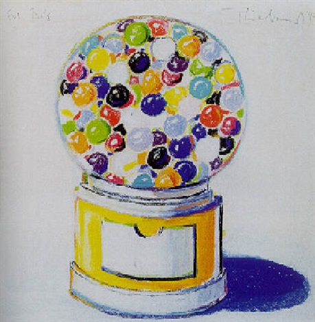 Gum Ball Machine by Wayne Thiebaud on artnet