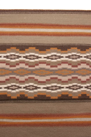 Navajo Wide Ruins Pattern Weaving Rug by Phyllis Nelwood on artnet