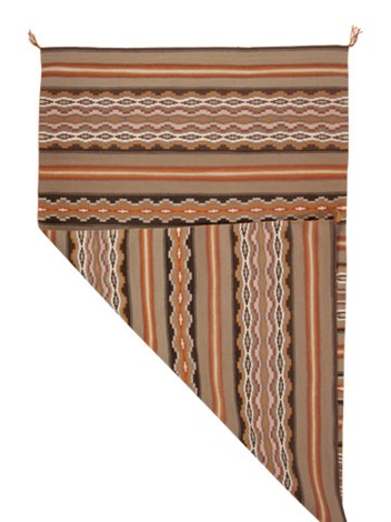 Navajo Wide Ruins Pattern Weaving Rug by Phyllis Nelwood on artnet