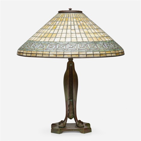 Greek Key table lamp by Tiffany Studios on artnet