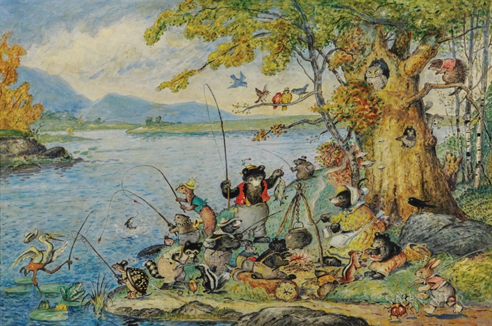 Gone Fishing by Walter Harrison Cady on artnet