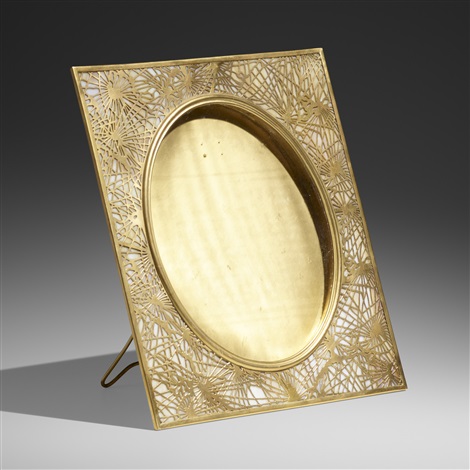 Large Pine Needle picture frame by Tiffany Studios on artnet
