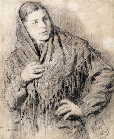 Figure of a Woman by Valentin Aleksandrovich Serov on artnet