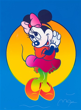 2 Mickey Mouse Minnie Mouse by Peter Max on artnet