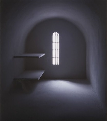 Two bunk cell by James Casebere on artnet