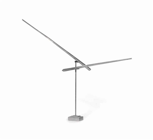 One Horizontal One Diagonal Line by George Rickey on artnet