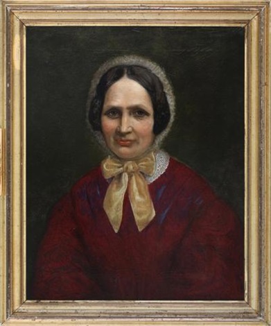 Portrait of Caroline Jacobine Bech, born Galthen by Andreas Fritz on artnet