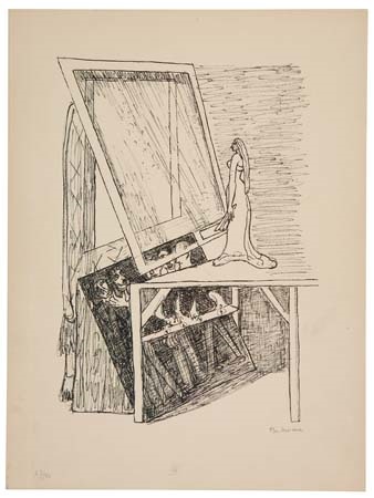 Magic mirror from Day and Dream by Max Beckmann on artnet