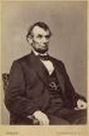 Portrait of Abraham Lincoln Used for the five-dollar bill by Anthony ...