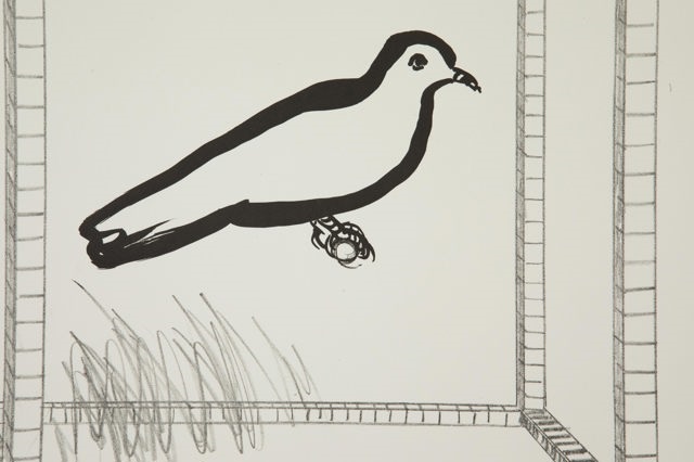 Gekooide duif, 1976. by Roger Raveel on artnet Gekooide duif, 1976. by Roger Raveel on artnet