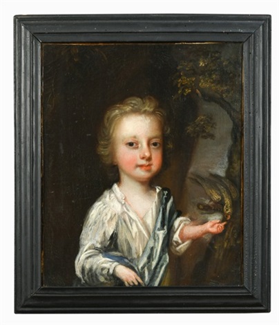 A group of seven portraits, believed to be children of the Jermyn ...
