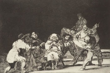 Disparate de La Lealtad from Los disparates series by Francisco Goya on ...