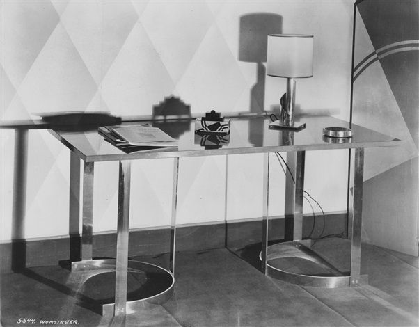A RARE WRITING TABLE by Donald Deskey on artnet