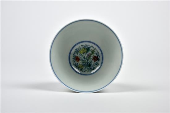 A chinese doucai porcelain cup by Cupar Pilson on artnet