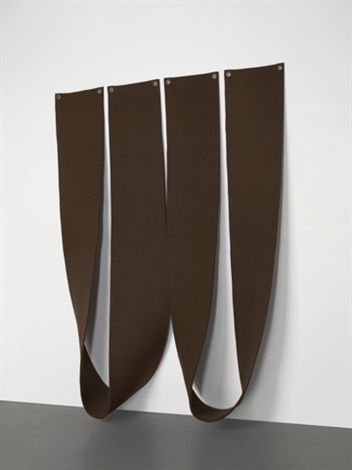 Untitled Brown Felt Piece by Robert Morris on artnet