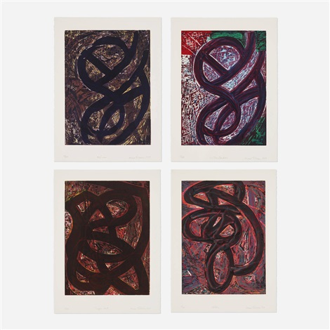 Suite of four works by Louise Fishman on artnet