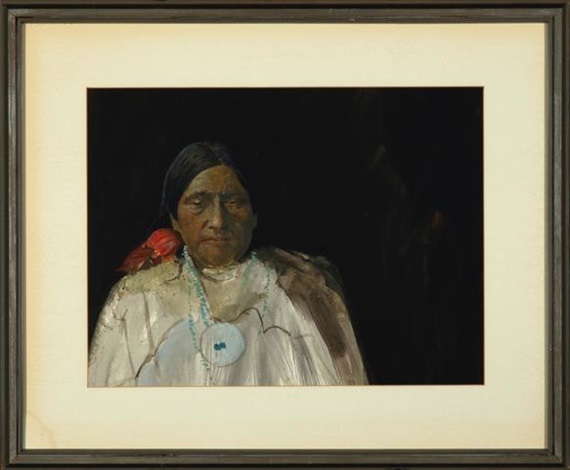 Untitled Native Portrait by Ray Knaub on artnet