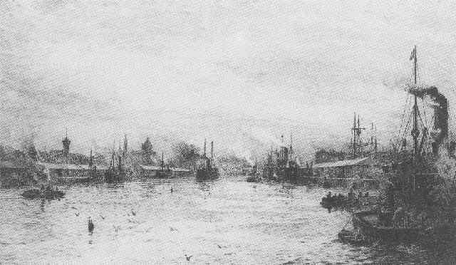 The Clyde at Govan by William Lionel Wyllie on artnet