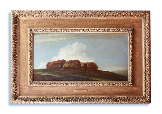 HAYSTACKS STUDY ON BRIGHTON DOWNS by George Frederick Watts on artnet