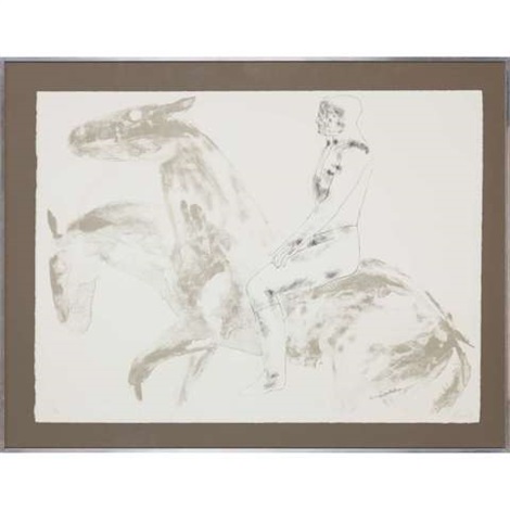 MAN AND HORSE V by Elisabeth Frink on artnet