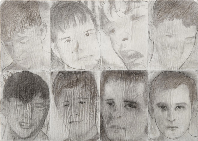 Eight portraits by Bas Meerman on artnet