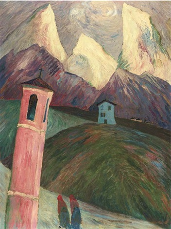 Kirchturm by Marianne von Werefkin on artnet