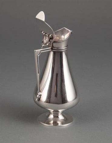 Gorham Medallion Sterling Silver Syrup Pitcher by Gorham & Co. on artnet