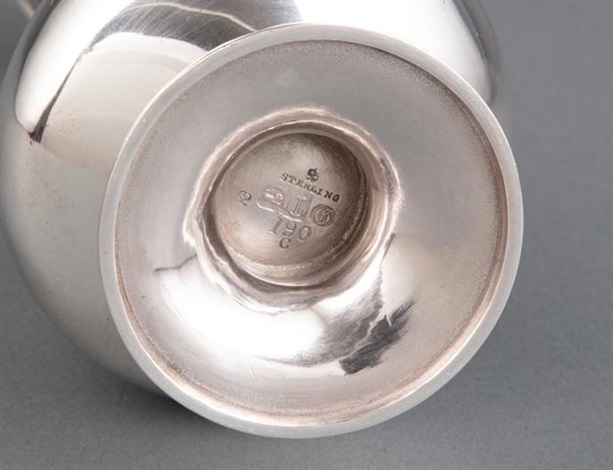 Gorham Medallion Sterling Silver Syrup Pitcher by Gorham & Co. on artnet