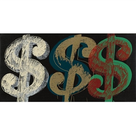 Three dollar signs by Andy Warhol on artnet